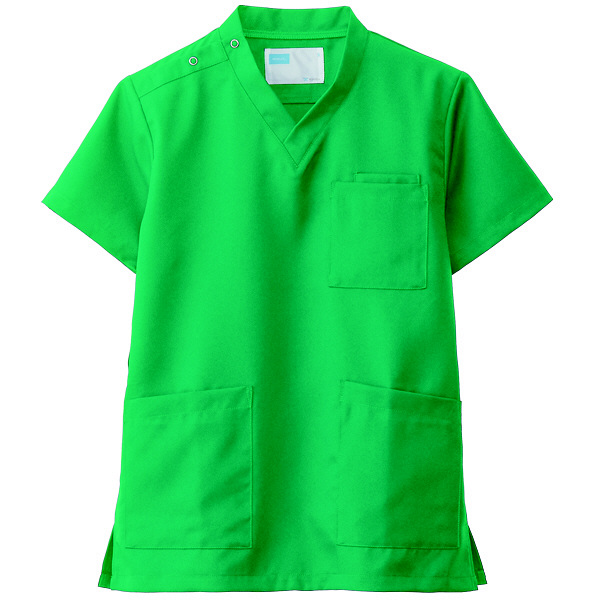 【メーカーカタログ】自重堂 男女兼用スクラブ エメラルドグリーン M WH11485 1枚 （取寄品） - アスクル
