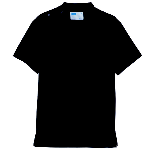 自重堂 男女兼用スクラブ ネイビー M WH11485 1枚 スクラブ（取寄品） - アスクル