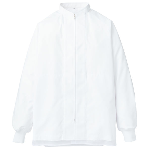KAZEN ジャンパー(男女兼用)ホワイト L 402-20 1着 - アスクル