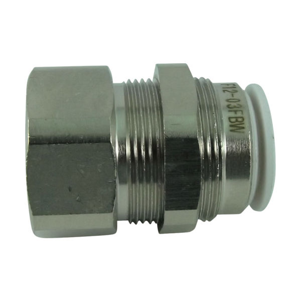 千代田通商 チヨダ ファイブフィメイルバルク W(白)12mm・RC3/8 F12-03FBW 1個 313-6302（直送品） - アスクル