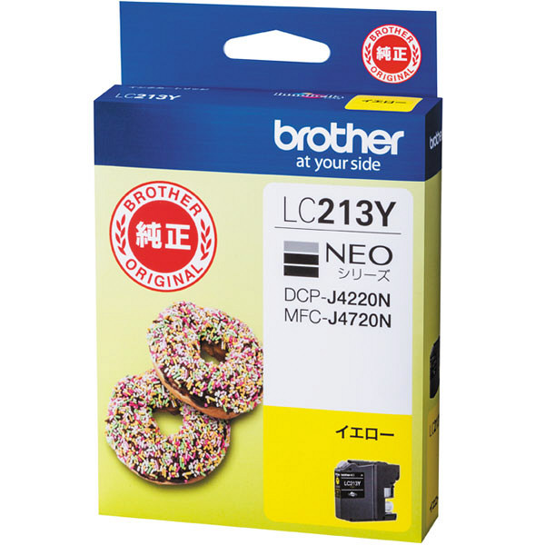 ブラザー（brother） 純正インク LC213Y イエロー LC213/215シリーズ - アスクル