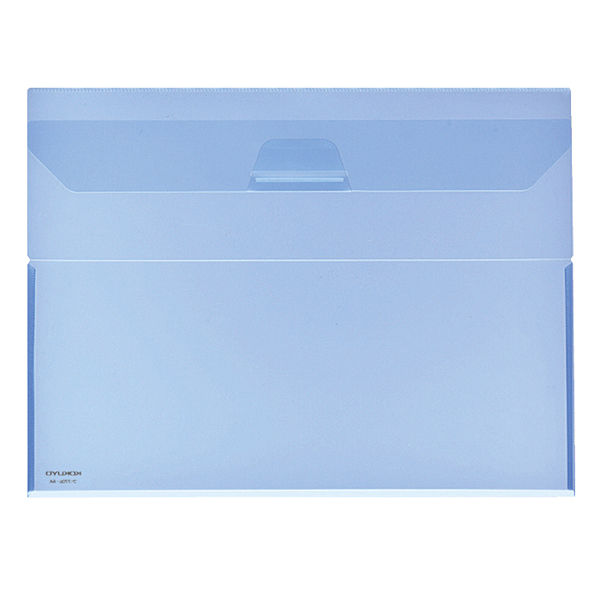 コクヨ クリヤーホルダー＜キャリー＞A4 青 フー770B フ-770B 1セット（15枚） - アスクル