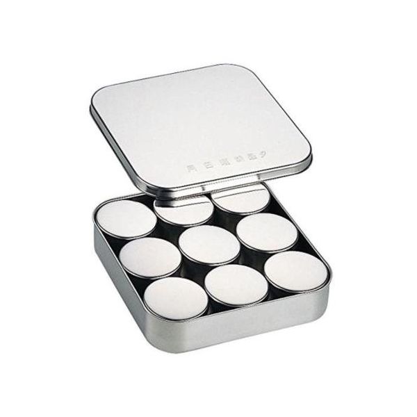 エスコ 200x200x44mm パーツケース(ステンレス製/9個) EA508S-45A 1組（直送品） - アスクル