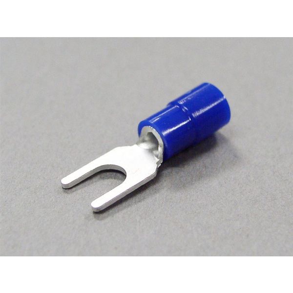 ニチフ端子工業 ニチフ 環境配慮形絶縁被覆付Y形端子 TMEX 1.25Yー4SーBLU 1.25Y-4S-BLU 1箱(100ケ)（直送品） - アスクル