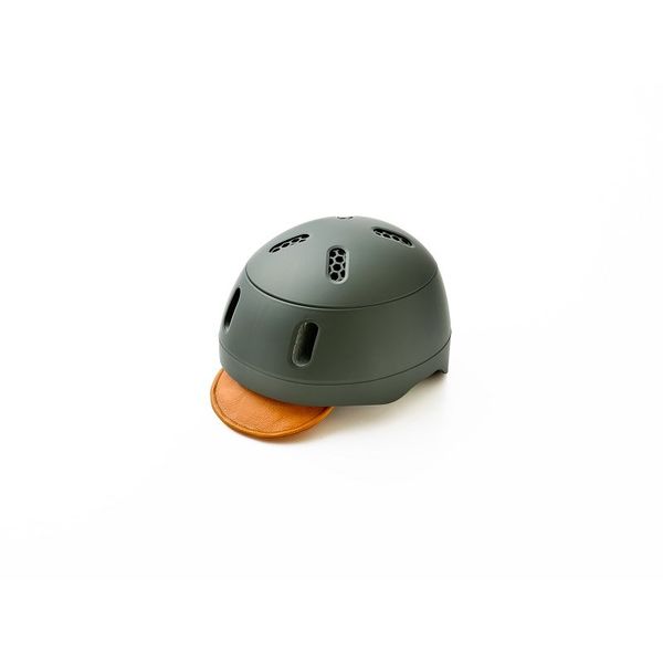 kumoa KS004AOV_L Leather visor Olive 1個（直送品） - アスクル