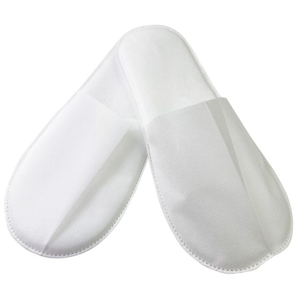 三和 不織布全自動前閉じ特大スリッパ(無地OP袋入) SYZR-500 1ケース(350足)（直送品） - アスクル