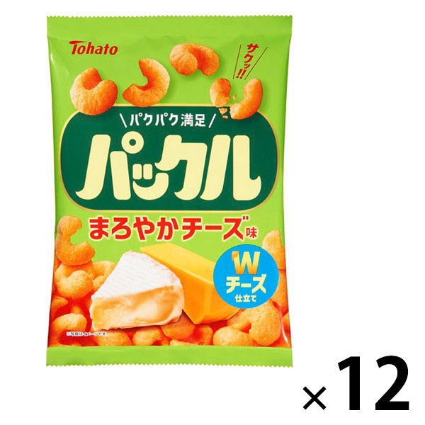 コーンスナック 食べきりサイズ パックル まろやかチーズ味 57g 1セット（1個×12） - アスクル