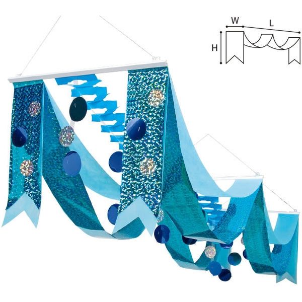 アルファ 水玉ドットプリーツ2連ペナント TA2-0198 1個（直送品） - アスクル