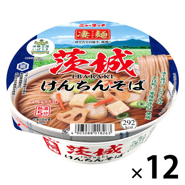 凄麺 茨城けんちんそば 107g 12個 ヤマダイ - アスクル