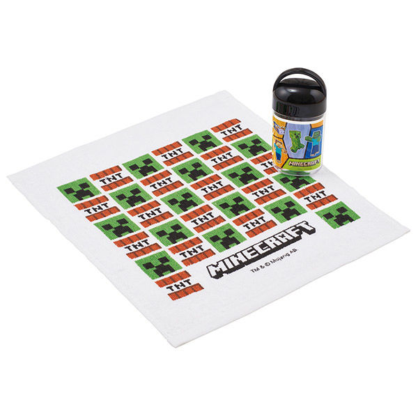 スケーター OA5AG 抗菌ケース付きおしぼり 【Minecraft 25】 690983-OA5AG 1個（直送品） - アスクル