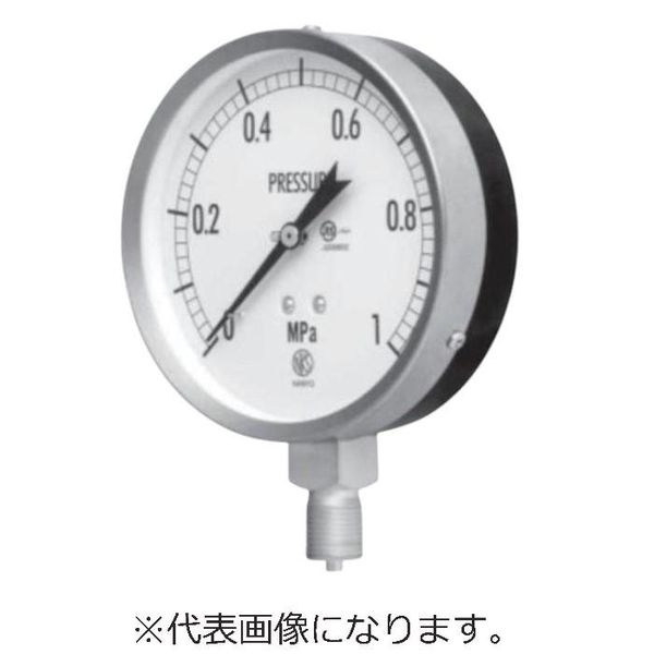 長野計器 汎用形圧力計 (GS51ー231X1.6MPA) 【BT3/8ー75X1.6MPA】 GS51-231X1.6MPA 1個（直送品） - アスクル