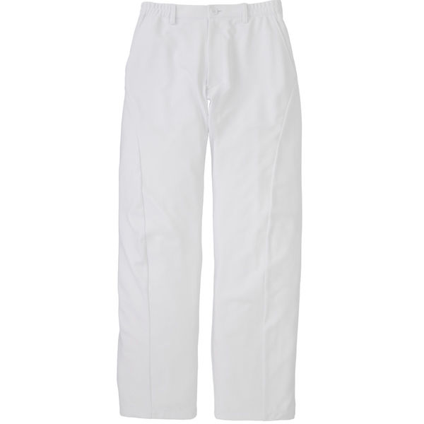 KAZEN 4Dパンツ(男女兼用) ホワイト L 858-40 1枚（直送品） - アスクル