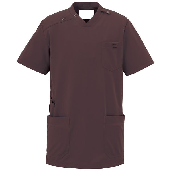 KAZEN 男女兼用スクラブ カカオブラウン SS KZN714-26 1枚（直送品） - アスクル