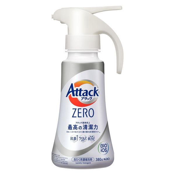 【アウトレット】【Goエシカル】アタックゼロ（Attack ZERO） ワンハンドタイプ 380g 1個 衣料用洗剤 花王 - アスクル