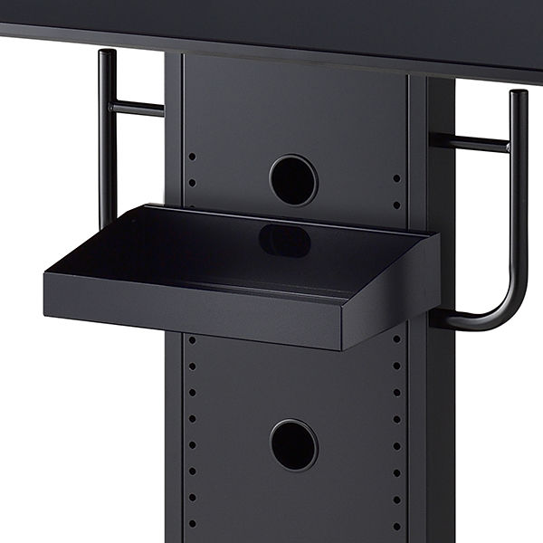 ハヤミ工産 HAMILeX PH-820 オプション 小物トレイ 幅365×奥行242×高さ84mm ブラック 1台（直送品） - アスクル