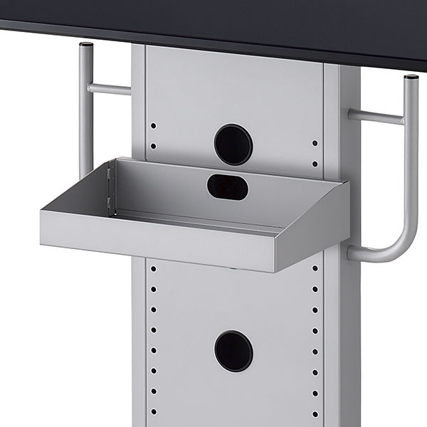 ハヤミ工産 HAMILeX PH-820 オプション 小物トレイ 幅365×奥行242×高さ84mm シルバー 1台（直送品） - アスクル