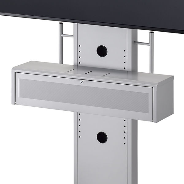 ハヤミ工産 HAMILeX PH-820 オプション スピーカーボックス 幅802×奥行204×高さ193mm シルバー 1台（直送品） - アスクル