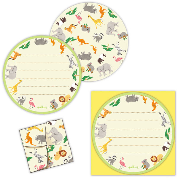 日本ホールマーク 日本HM シートセットMMアニマル 842253 1セット(1枚×6)（直送品） - アスクル