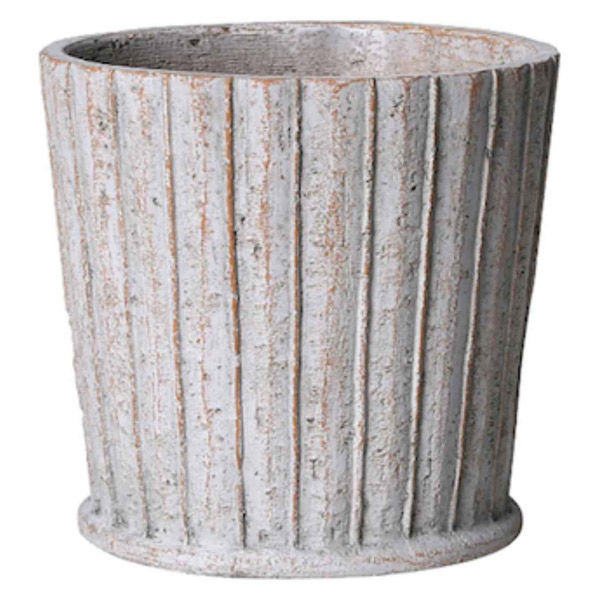 アビテ プランター リーニュ ラウンドポット L A 387302 1個（直送品） - アスクル