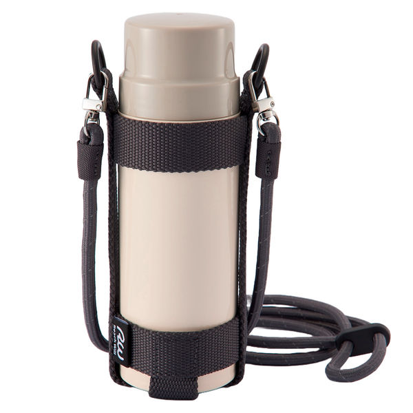 Reach Will魔法瓶 水筒 480ml おでかけマグ ボトルホルダー付 アイボリー 460926 1個（直送品） - アスクル