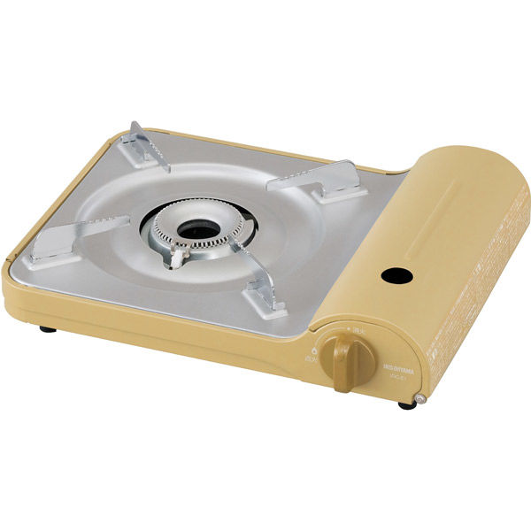 アイリスオーヤマ カセットコンロスリム IGC-E1-Y スモークイエロー 1台（直送品） - アスクル