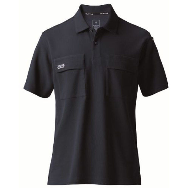 バートル ヘビーウェイト半袖ポロシャツ ネイビー 4L 517-3-4L 1枚（直送品） - アスクル