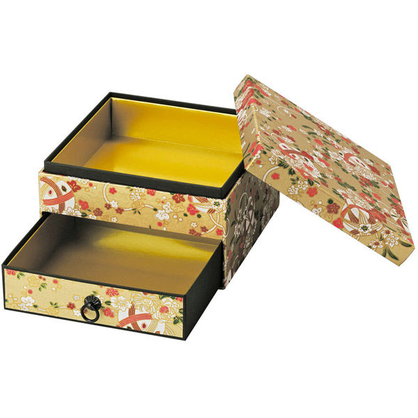 ヤマコー 華友禅 玉手箱 金 78817 1個（直送品） - アスクル