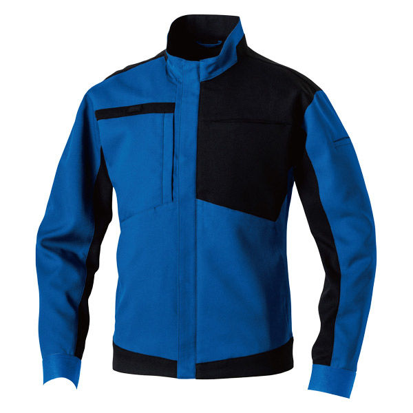 桑和 桑和(SOWA) 長袖ブルゾン ロイヤルブルー L 9522ー00 1着（直送品） - アスクル