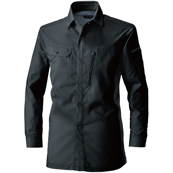 桑和 桑和(SOWA) 長袖シャツ ブラック 5L 3018ー02 1着（直送品） - アスクル