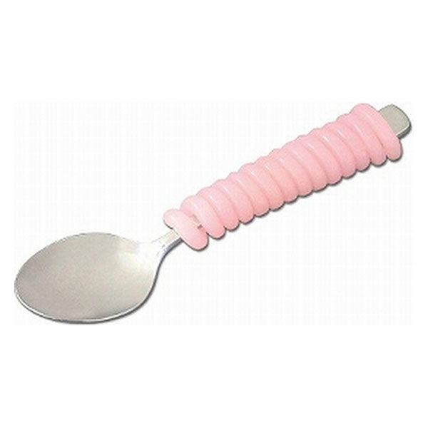 台和 くるくるシリコングリップ 介護 握れる HS-N23 ピンク 1個 E0320 - アスクル