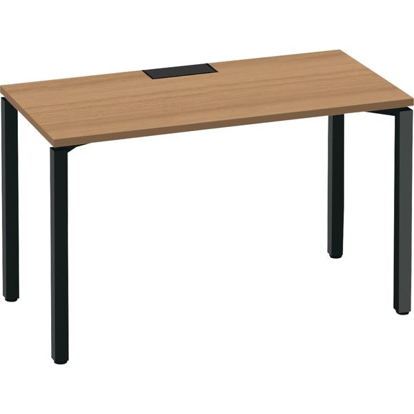 【組立設置込】コクヨ ワークフィット スタンダード 片面 アジャスター 幅1200×奥行600×高さ720mm ラスティックM/ブラック 1台（直送品） - アスクル