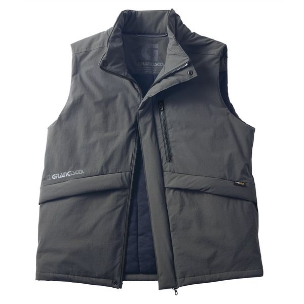 タカヤ商事 防寒ベスト チャコール 4L GC-W587-29-4L 1枚（直送品） - アスクル