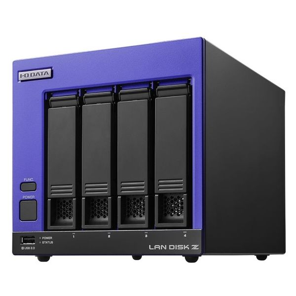 第12世代インテルCore i3搭載 4ドライブ法人向けWindows NAS 4T HDL4-Z22SI3B04（直送品） - アスクル