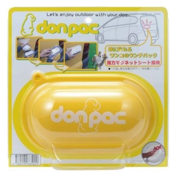 ドンパック don-pac 車に貼れる 犬のウンチパック POP イエロー 1個 - アスクル