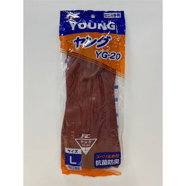 中部物産貿易 ヤング YGー20(L) 1セット(10双)（直送品） - アスクル