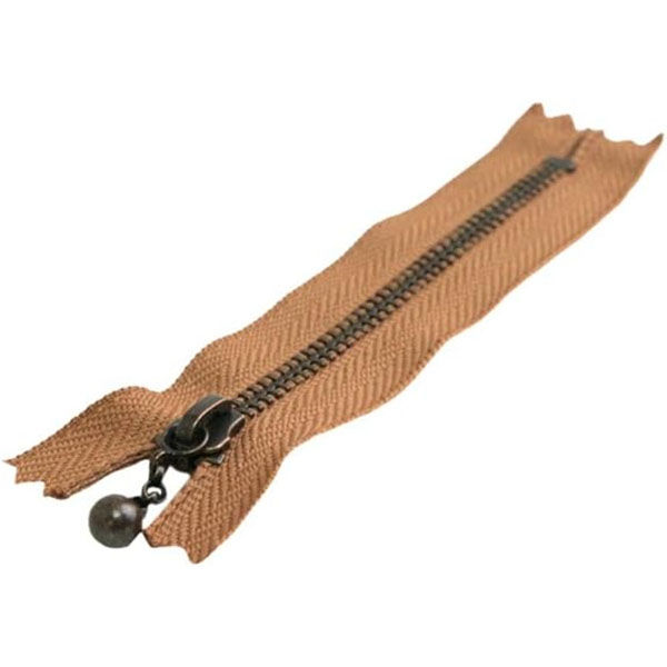 YKK Y.K.K 玉付ファスナー 14cm 10本入 マスタード 3GKB14-508 10本入/5袋セット（直送品） - アスクル