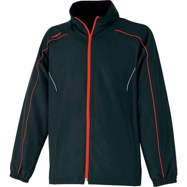 TEAM-Z（チームゼット） 撥水 ウインドブレーカージャケット XO ブラック／レッド TEZ551S 1着（直送品） - アスクル