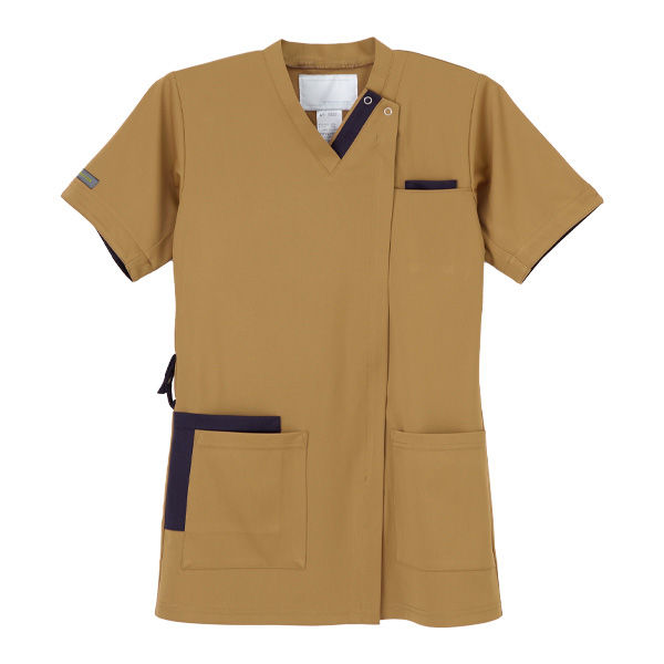 ナガイレーベン 男女兼用スクラブ ベージュ BL AY-5522 1枚 スクラブ（取寄品） - アスクル