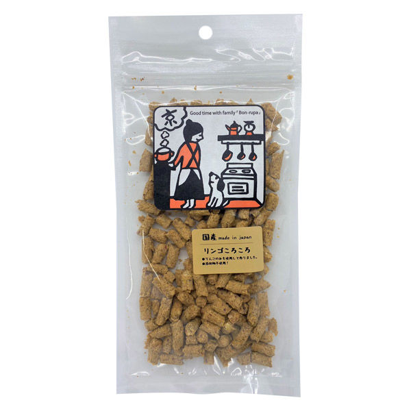 犬用 おやつ Bon・rupa 京 リンゴころころ 国産 80g 1袋 ドッグフード ボンルパ - アスクル