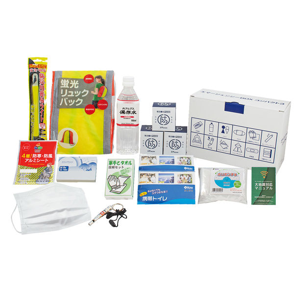 河本総合防災 エマージェンシーBOXコンパクト3 10000100 1個(6セット入)（直送品） - アスクル