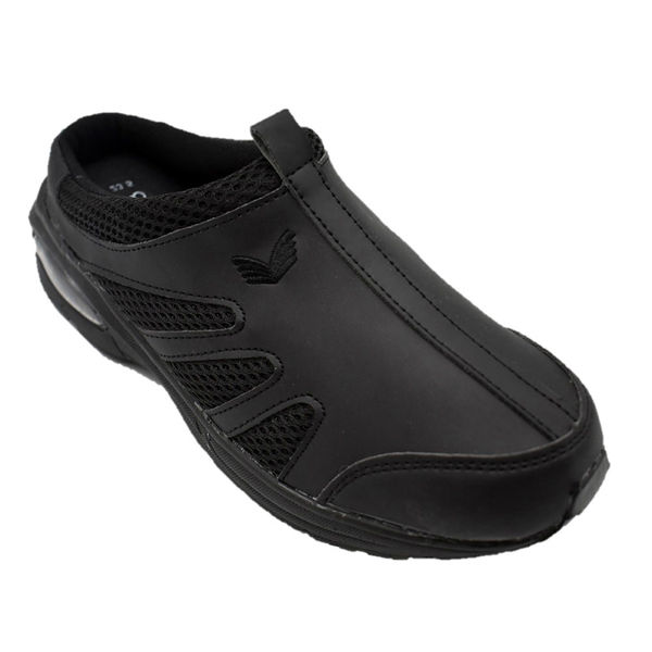 山一 消臭クッションインソールサボシューズ ブラック 24.5cm YI80 1足 シューズ レディス メンズ（直送品） - アスクル