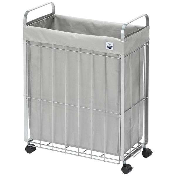 SANKA S&W ワイヤーバスケット 45L グレー SWWB-45GY 1ケース(3台入)（直送品） - アスクル