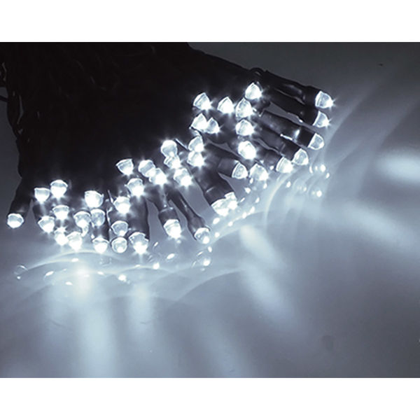 アミューズ プレミアムスリムLEDストリングライト2 ホワイト ブラックコードALPS2-100WB 1本（点灯コード別売）（直送品） - アスクル