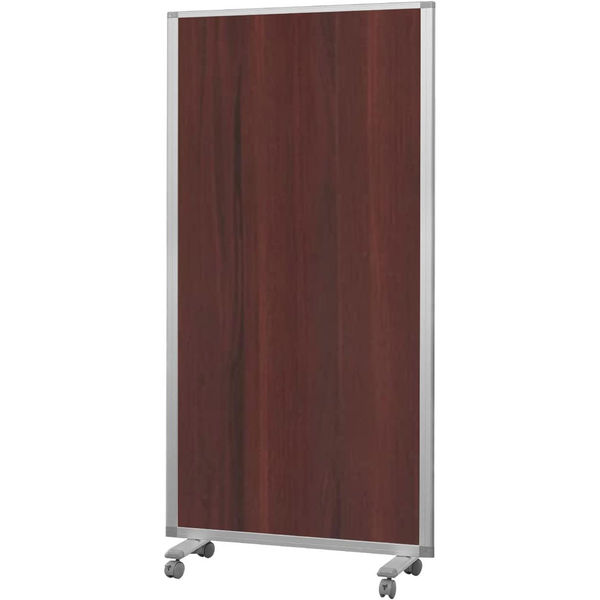 【軒先渡し】コマイ 連結スクリーン ワイド 幅900×奥行350×高さ1800mm ダーク木目 TP1-1809BN-MMWW 1セット（直送品） - アスクル