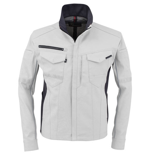 アンドレスケッティ A-7170 ストレッチジャケット 4L シルバー コーコス信岡 1着（直送品） - アスクル