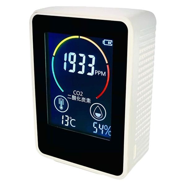 TOMONARI CO2モニター ピピッと喚起君 TOMO-1 1個（直送品） - アスクル