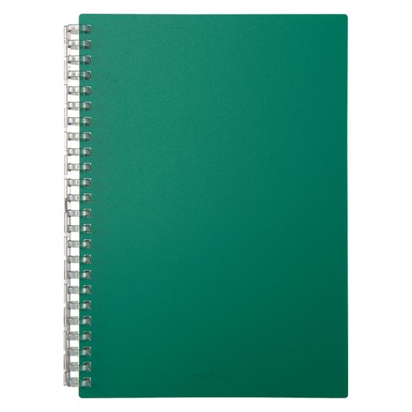 リヒトラブ Mutual オープンリングノート A5 ディープグリーン N2673-7 1セット(5冊)（直送品） - アスクル