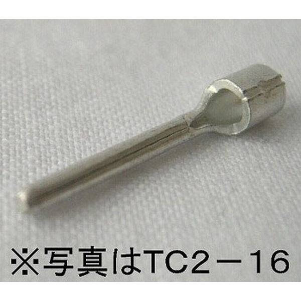 ニチフ 裸圧着端子 棒型 100個入_TC2-16 00-4856 1個（直送品） - アスクル
