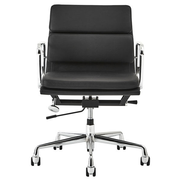 【軒先渡し】関家具 クラッシュプロジェクト NICE オフィスチェア アルミナム ハーフレザー/ソフトパッド ブラック 336193 1脚 ...