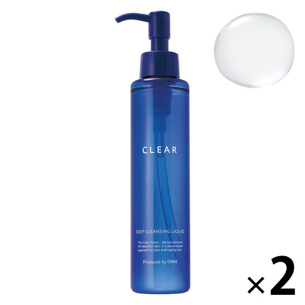 【アウトレット】ORBIS（オルビス） クリア ディープ クレンジングリキッド ボトル入り 150mL×2本（ニキビケア クレンジング） - アスクル